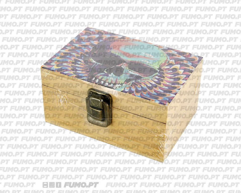 Ragga Storage Box Skull Rainbow - FUMO.PT