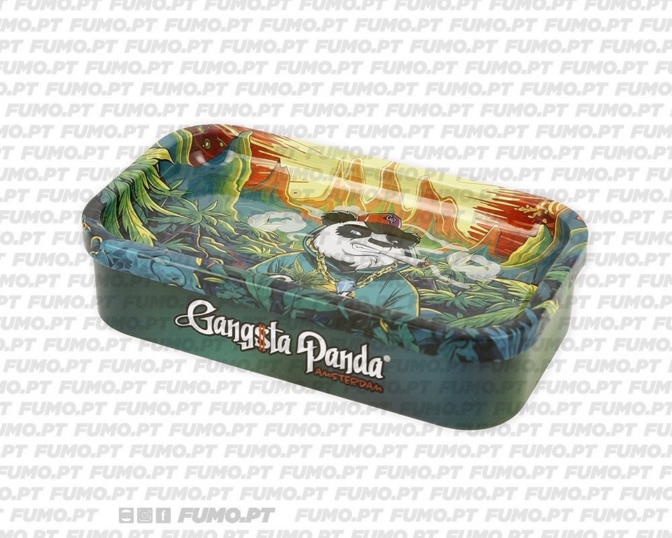 Gangsta Panda Metal Tin Weed Landscape – Fumo.pt