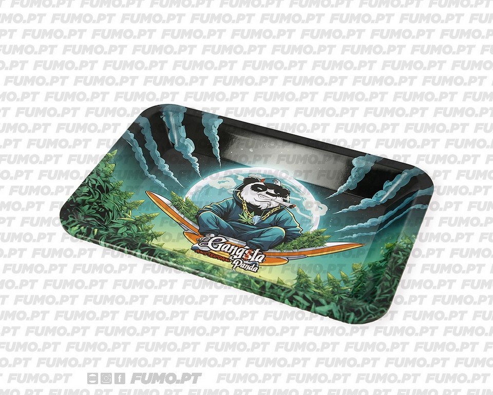 Gangsta Panda Metal Tray UFO – Fumo.pt
